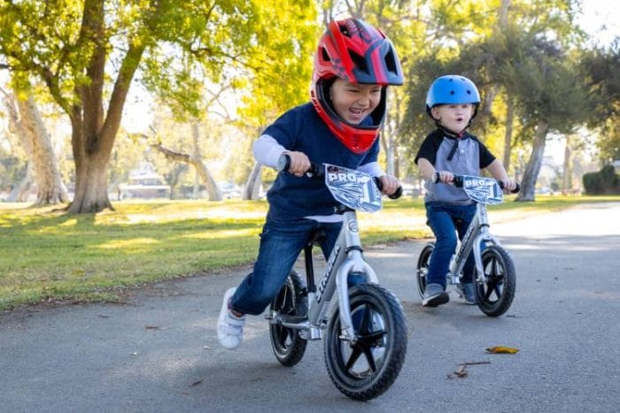 Strider 12 Pro Kids Balance Bike Silver - The LBS